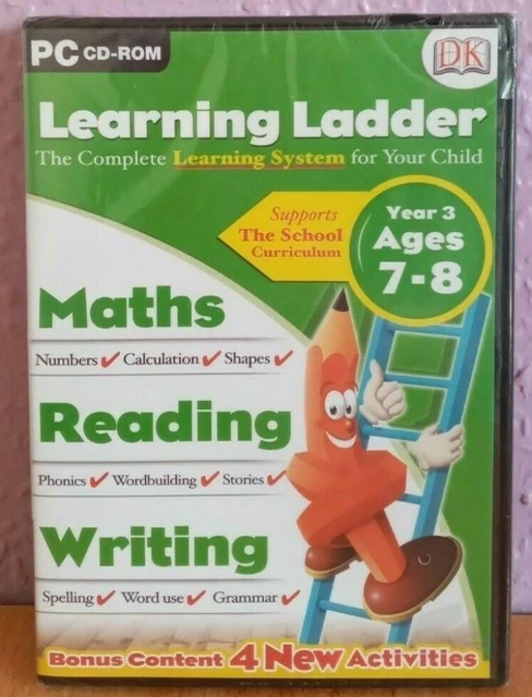 LEARNING LADDER PC CD-ROM: Year 3 Ages 7- 8 2007 DVD Top-quality EUR 3 ...