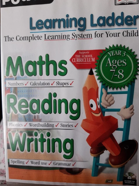 LEARNING LADDER PC CD-ROM: Year 3 Ages 7- 8 2007 EUR 5,76 - PicClick IT