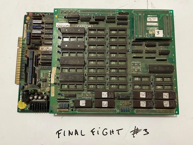 CAPCOM FINAL FIGHT Jeu Pcb jamma Game board Arcade NOT WORKING #3 EUR ...