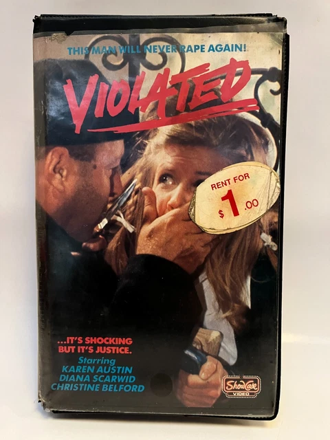 VIOLATED RARE AU ShowCase Video VHS 80s gang crime thriller $39.95 ...