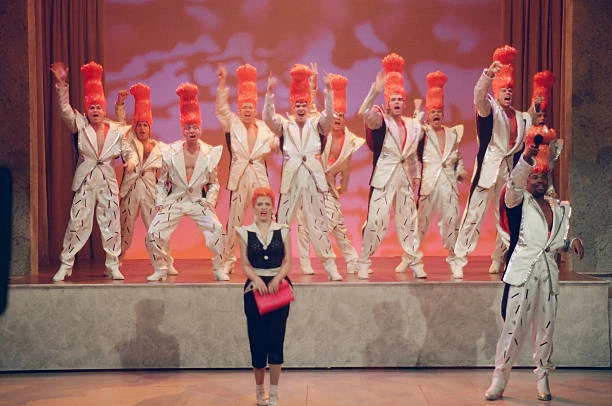 ACTRESS JESSICA STONE, actor Billy Porter and the cast of Grease - Old ...