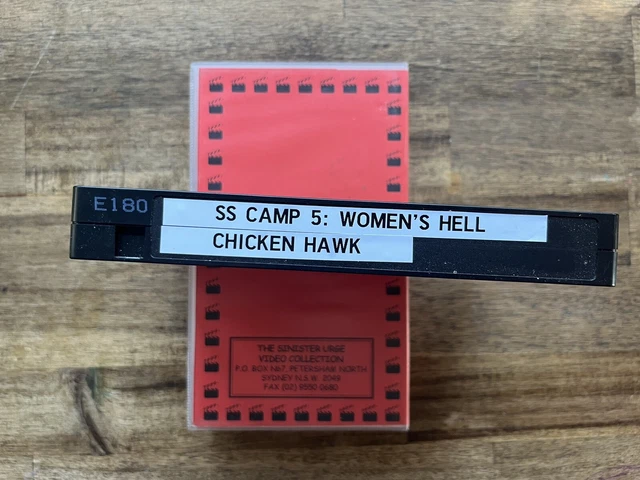 SS HELL CAMP / Chickenhawk VHS The Sinister Urge Collection Rare ...