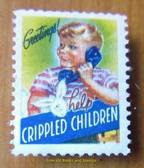 CINDERELLA/POSTER STAMP USA 1944 - Help Crippled Children - a476a EUR 1 ...