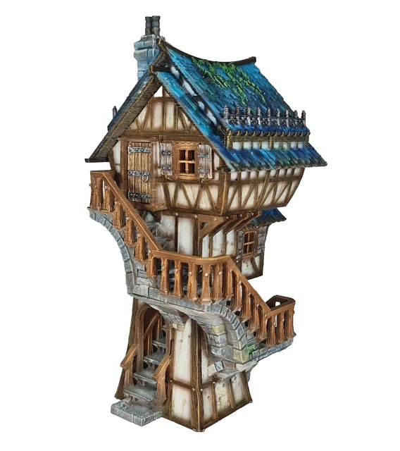 MEDIEVAL TOWN- REDWOOD House- The Frost 28mm Wargame/RPG/AOS/LOTR/DnD ...