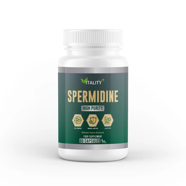 HIGH-POTENCY SPERMIDINE CAPSULES 5mg - 60 Capsules, 1 Month Supply £24. ...