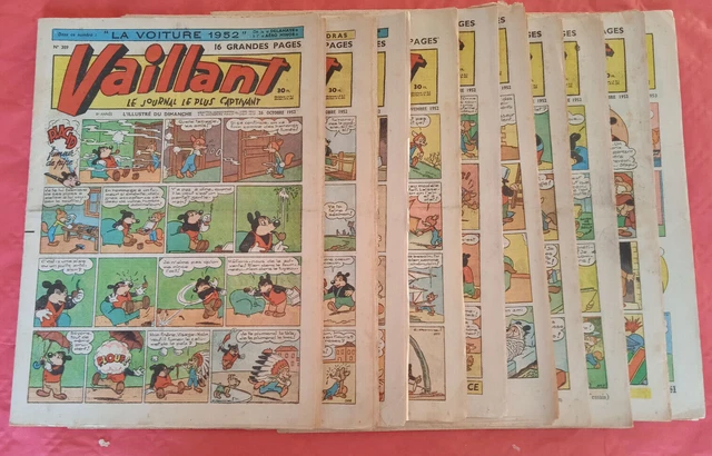 VAILLANT LOT DE 10 N° 642/643/644/645/646/648/652/653/654/656 EUR 49,00 - PicClick FR