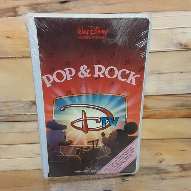 POP & ROCK VHS VCR Tape Sealed / New Clamshell Walt Disney Cartoon £57. ...