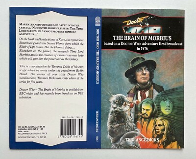 DOCTOR WHO BRAIN OF MORBIUS Cover Proof (Blue Spine) Alister Pearson £ ...