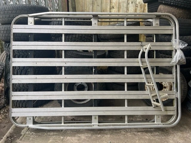 LAND ROVER DEFENDER 90 Roof rack and Ladder. Hannibal roof rack £475.00 ...