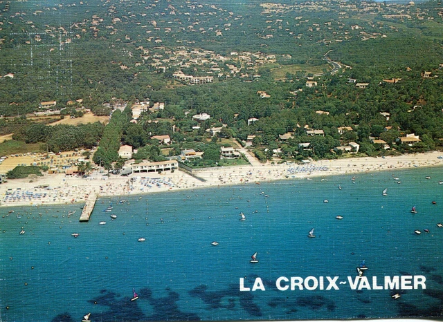 CARTE LA CROIX VALMER Vue aérienne de la plage EUR 2,49 - PicClick FR