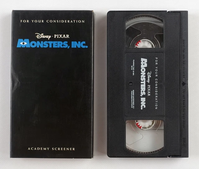 MONSTERS, INC. VHS Video Promotional Academy Screener Pixar £11.33 ...