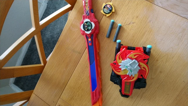 BANDAI POWER RANGERS Ninja Steel Lion Fire Morpher With super Nina ...