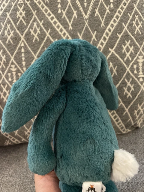 JELLYCAT BASHFUL TEAL Bunny 18cm - Brand New With Tags £25.63 - PicClick UK