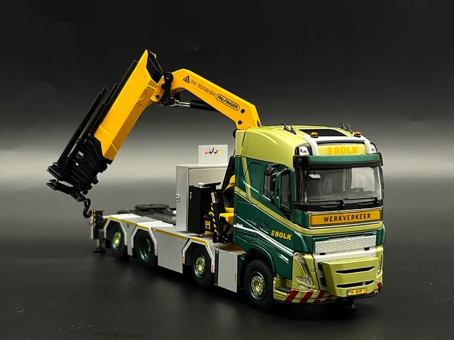 VOLVO FH5 GLOBETROTTER Palfinger crane PK92002SH +jib "Bolk" WSI truck ...