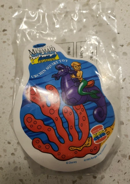 BURGER KING KIDS Club 1993 Little Mermaid Splash Urchin Squirter Boy ...