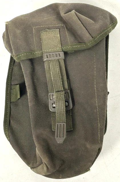 BRITISH MILITARY ISSUE Green PLCE Webbing Water Canteen Bottle Storage ...