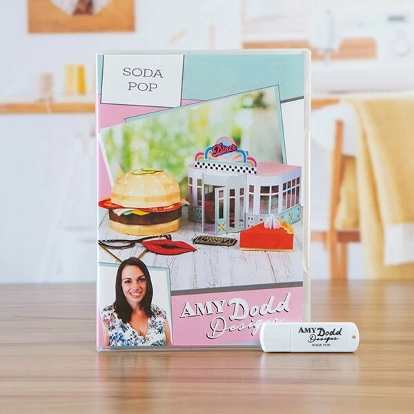 AMY DODD DESIGNS Soda Pop Papercraft USB £14.99 - PicClick UK