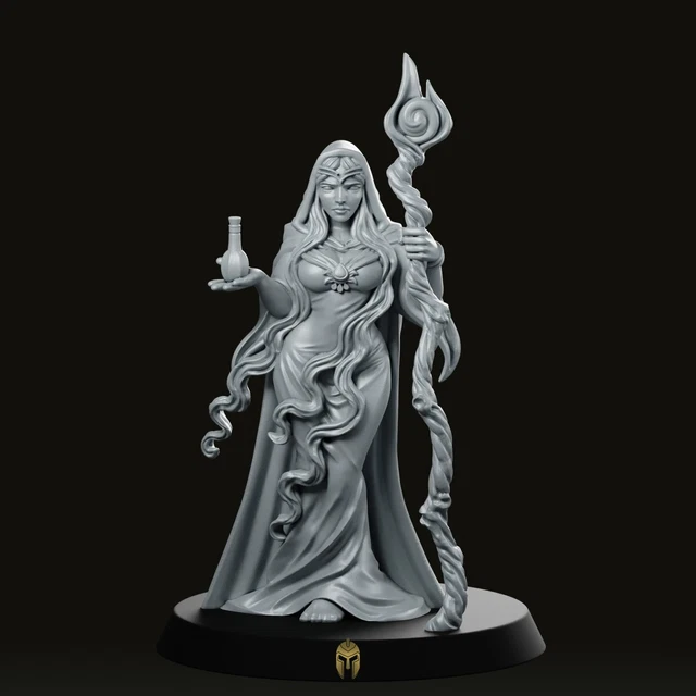 DND MAGE MIRIEL LOTR Sorceress Miniature RPG Pathfinder TTRPG £7.61 ...
