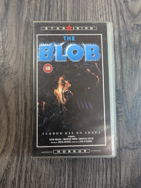VINTAGE HORROR THE Blob VHS Video Tape 1987 - Star Vision PAL £12.00 - PicClick UK
