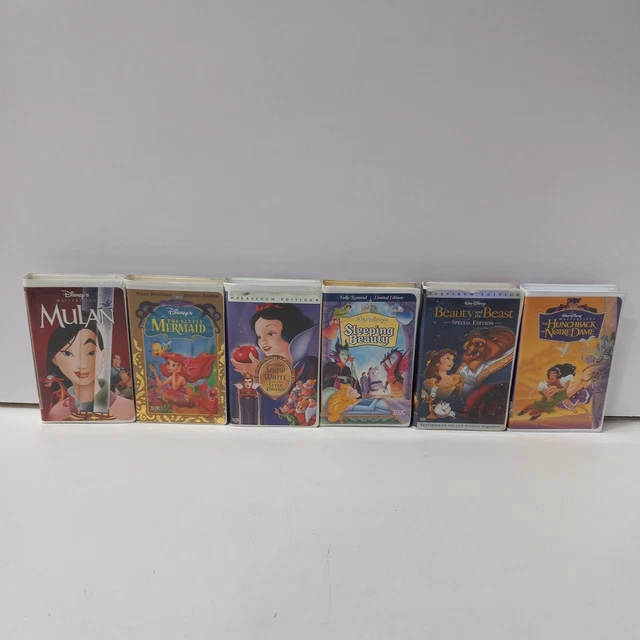 DISNEY VHS BUNDLE Set of 6 £7.60 - PicClick UK