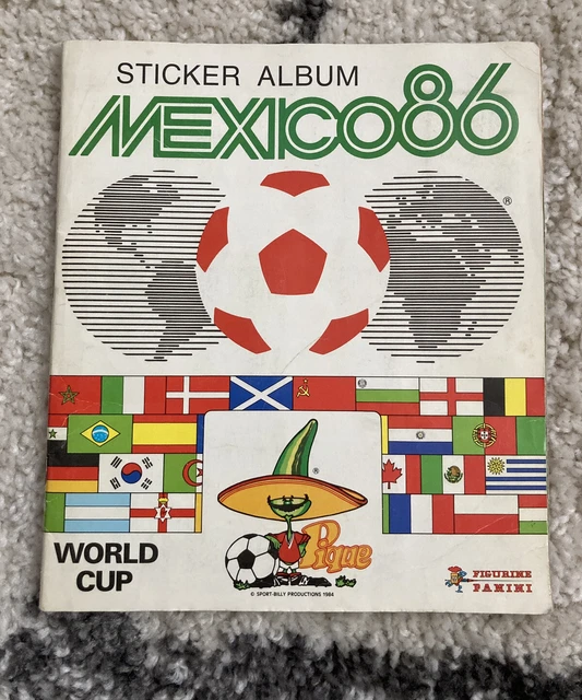 PANINI WORLD CUP MEXICO 86 Football Sticker Album. 100% COMPLETE 1986 ...