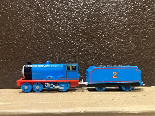 THOMAS & FRIENDS Trackmaster Motorized Talking Edward Engine & Tender ...