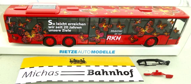 RIETZE SETRA S 319 NF RKH Mobilität ist rot rot Bus H0 1:87 #KJ å EUR ...