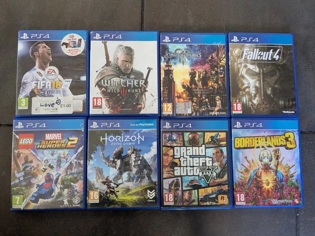PS4 GAMES BUNDLE - including GTA V, Witcher 3, Fallout 4 Kingdom Hearts ...