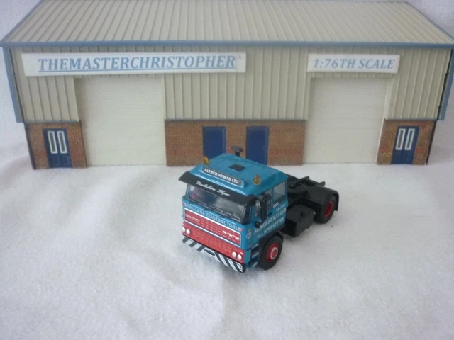OXFORD DIECAST MODERN Truck 1:76th Heavy haulage DAF Alfred Hymas ...