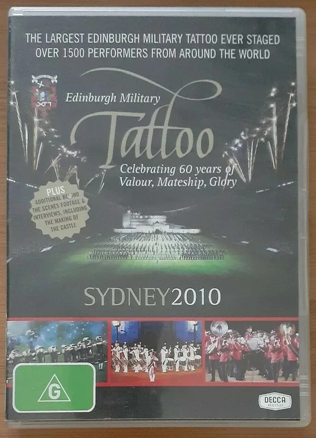 EDINBURGH MILITARY TATTOO DVD Sydney 2010 $20.95 - PicClick AU