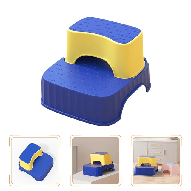 DOUBLE LAYER STOOL Stackable Step Washroom Child Toddler £104.19 ...