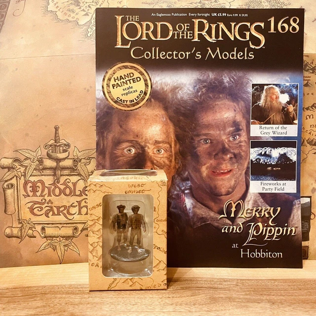 THE LORD OF the rings eaglemoss collectors models issue 168 Merry & Pippin £18.18 - PicClick UK