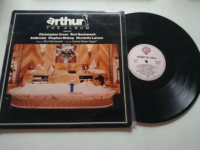 ARTHUR THE ALBUM Soundtrack Christopher Cross Bacharach 1981 LP Vinilo ...
