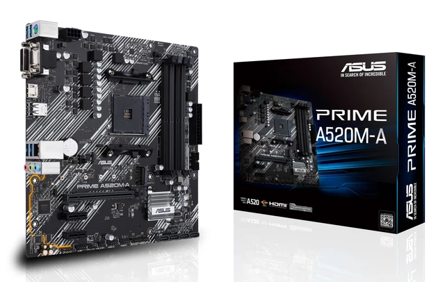 ASUS PRIME A520M-A II/CSM AMD A520 Socket AM4 micro ATX £38.66 ...