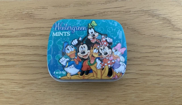 WALT DISNEY WORLD Disneyland Souvenir Tin Wintergreen Mints *SEALED* £ ...
