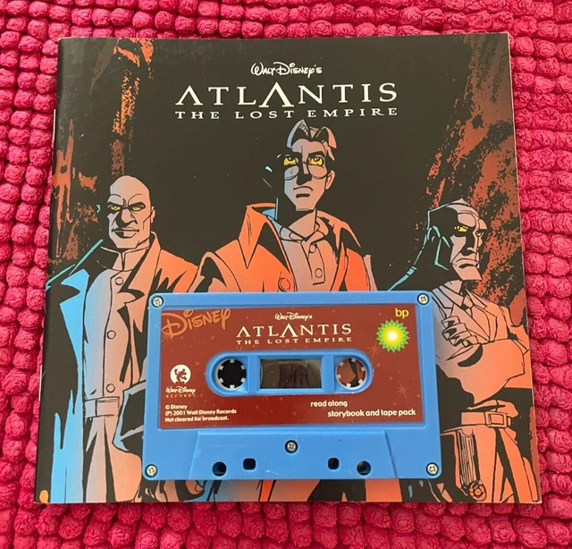 WALT DISNEY. ATLANTIS The Lost Empire. Book And Tape. 2001 $12.00 ...