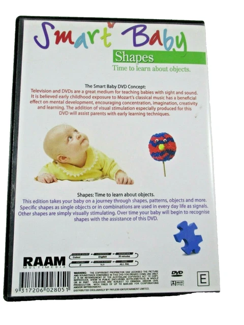 SMART BABY SHAPES Learn About Objects DVD E PAL Region Free Ramm ...