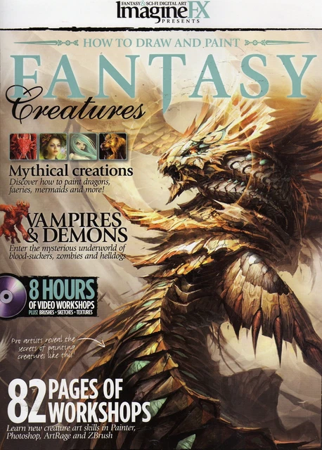 HOW TO DRAW & Paint Fantasy Creatures volume 3 in how to draw & £9.39 ...