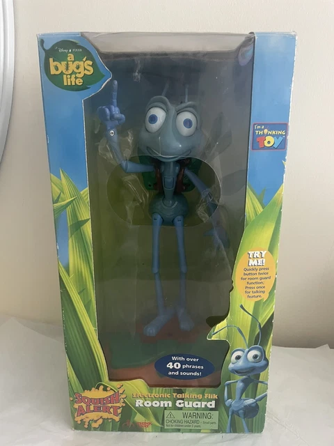 DISNEY PIXAR A Bug's Life Flik talking Room Guard Thinkway Toys Boxed ...