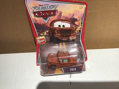 DISNEY PIXAR THE world of cars Fred L4151 brand new sealed £19.99 ...