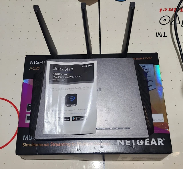 NETGEAR R7000P NIGHTHAWK AC2300 Dual-Band Smart WiFi Router with MU ...