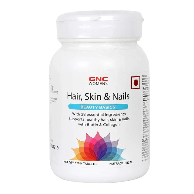 GNC WOMEN'S HAIR, Skin and Nails - 120 Tablets £70.33 - PicClick UK