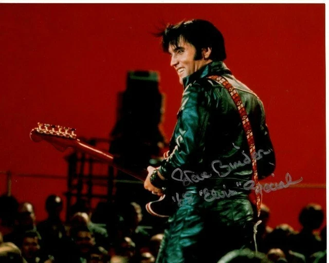 STEVE BINDER SIGNED ELVIS PRESLEY 68 COMEBACK SPECIAL Photo w/ Hologram ...