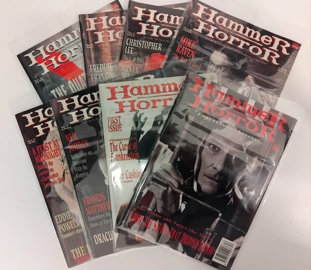 HAMMER HORROR MAGAZINE Collection FULL SET 1-7 plus Collector's Edition ...