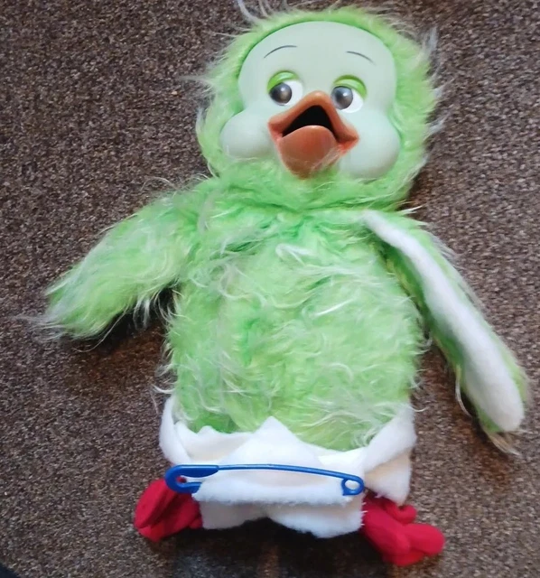 ORVILLE THE DUCK VINTAGE 16" GLOVE HAND PUPPET WITH NAPPY 1980's TEBRO ...
