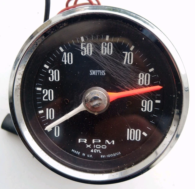 CLASSIC MINI COOPER S Smiths Max Hand Rev Counter 10K Tachometer ...