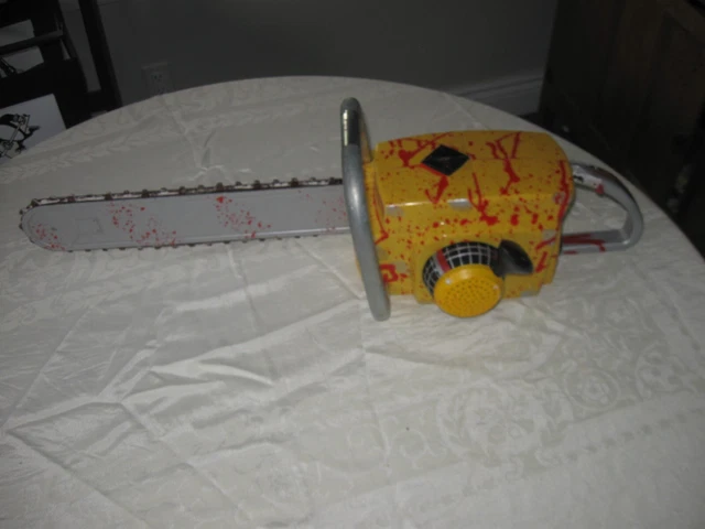 GEMMY LEATHERFACE TEXAS Chainsaw Massacre 29'' Animated Chainsaw Prop ...