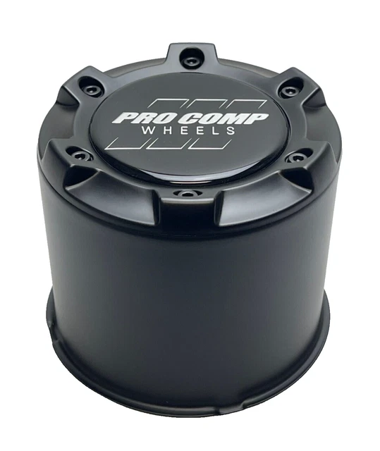 PRO COMP SATIN Black Push Thru Wheel Center Cap 504442502 $55.09 ...