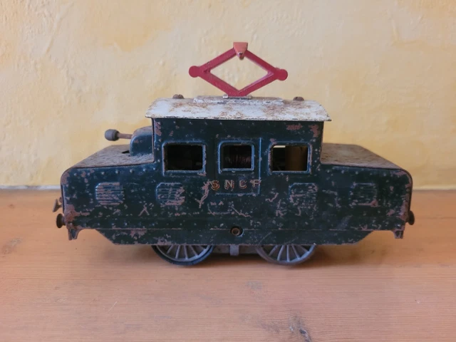 ANCIENNE LOCOMOTIVE ÉLECTRIQUE BOITE a SEL LOUIS ROUSSY HO SNCF TRAIN ...
