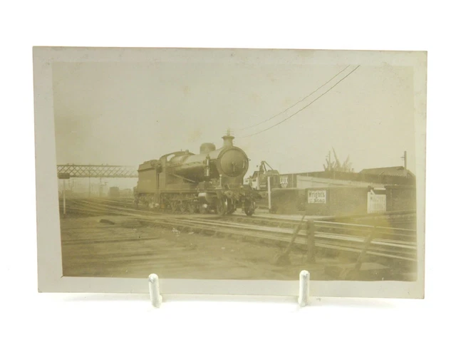 ANTIQUE REAL PHOTOGRAPH railway train postcard steam locomotive £9.09 ...